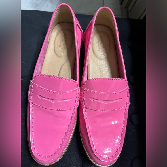 Sperry | Shoes | Pink Patent Leather Penny Loafer Lightly Worn A Few ...